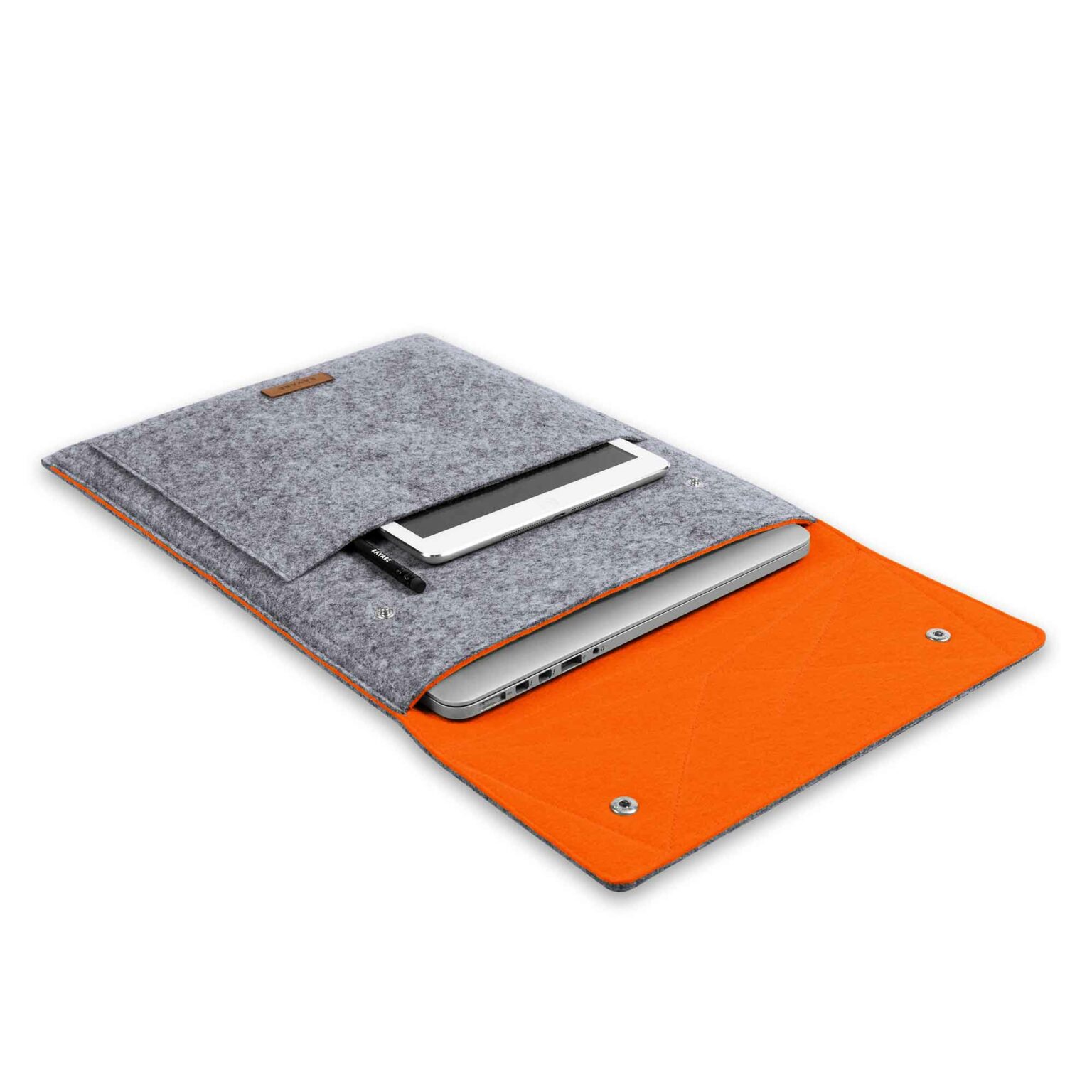 Tablet- & Laptophülle ENNO 13 bis 14 Zoll hellgrau - RÅVARE