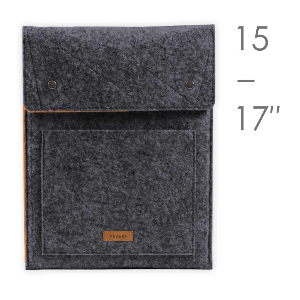 Tablet- & Laptophülle ENNO 15 bis 17 Zoll dunkelgrau - RÅVARE